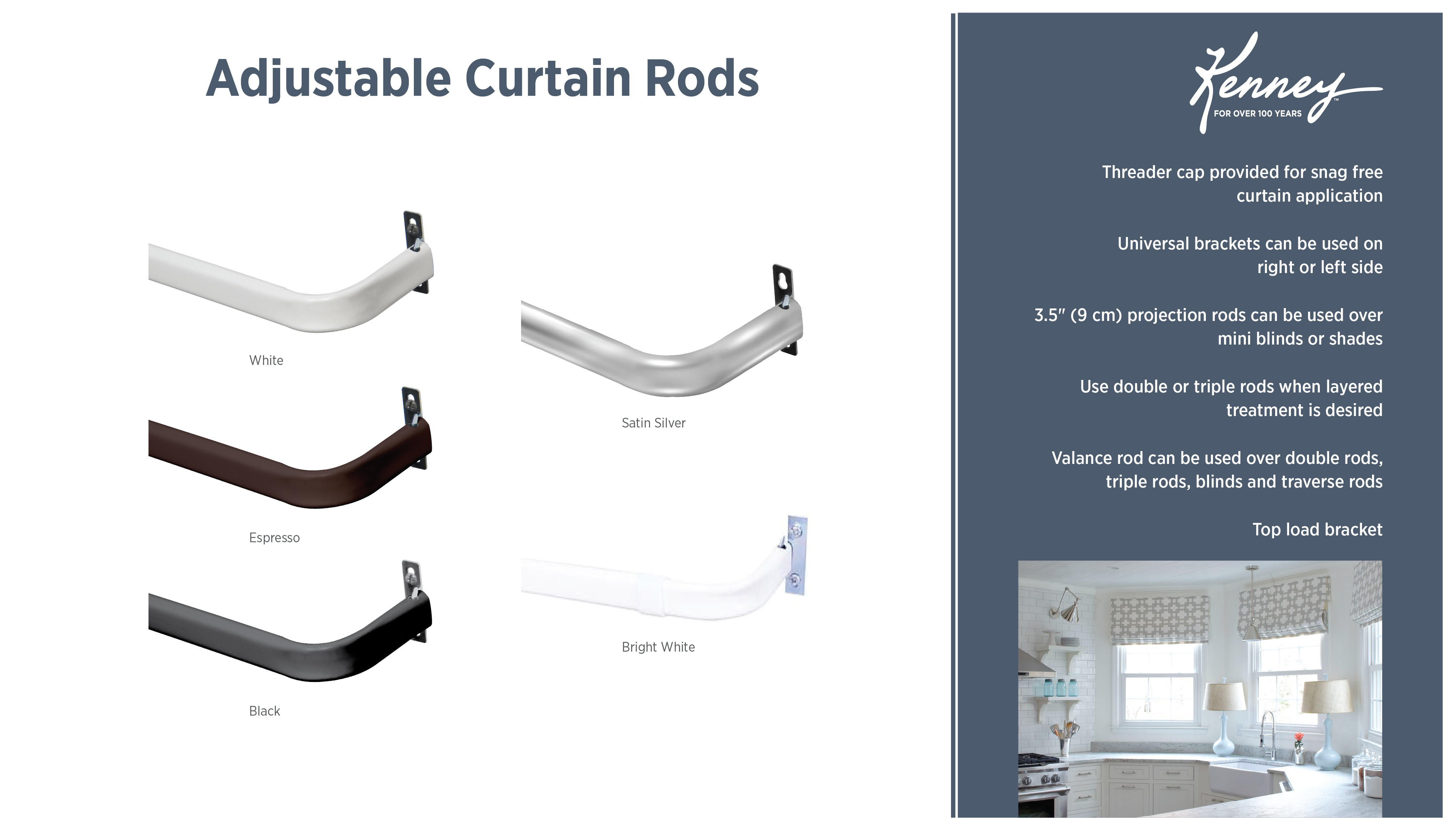 Adjustable Curtain Rods