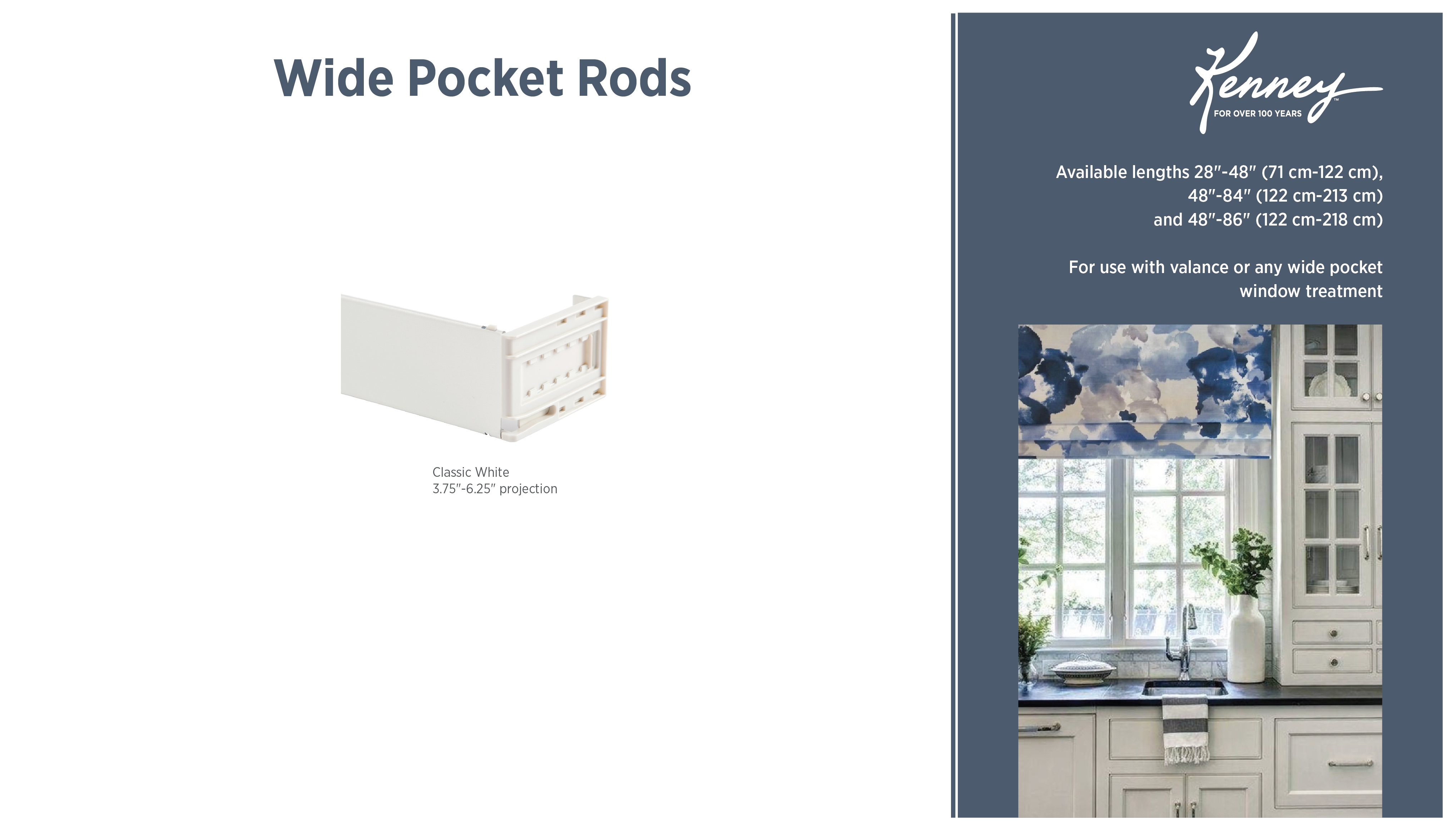 Wide Pocket Rods