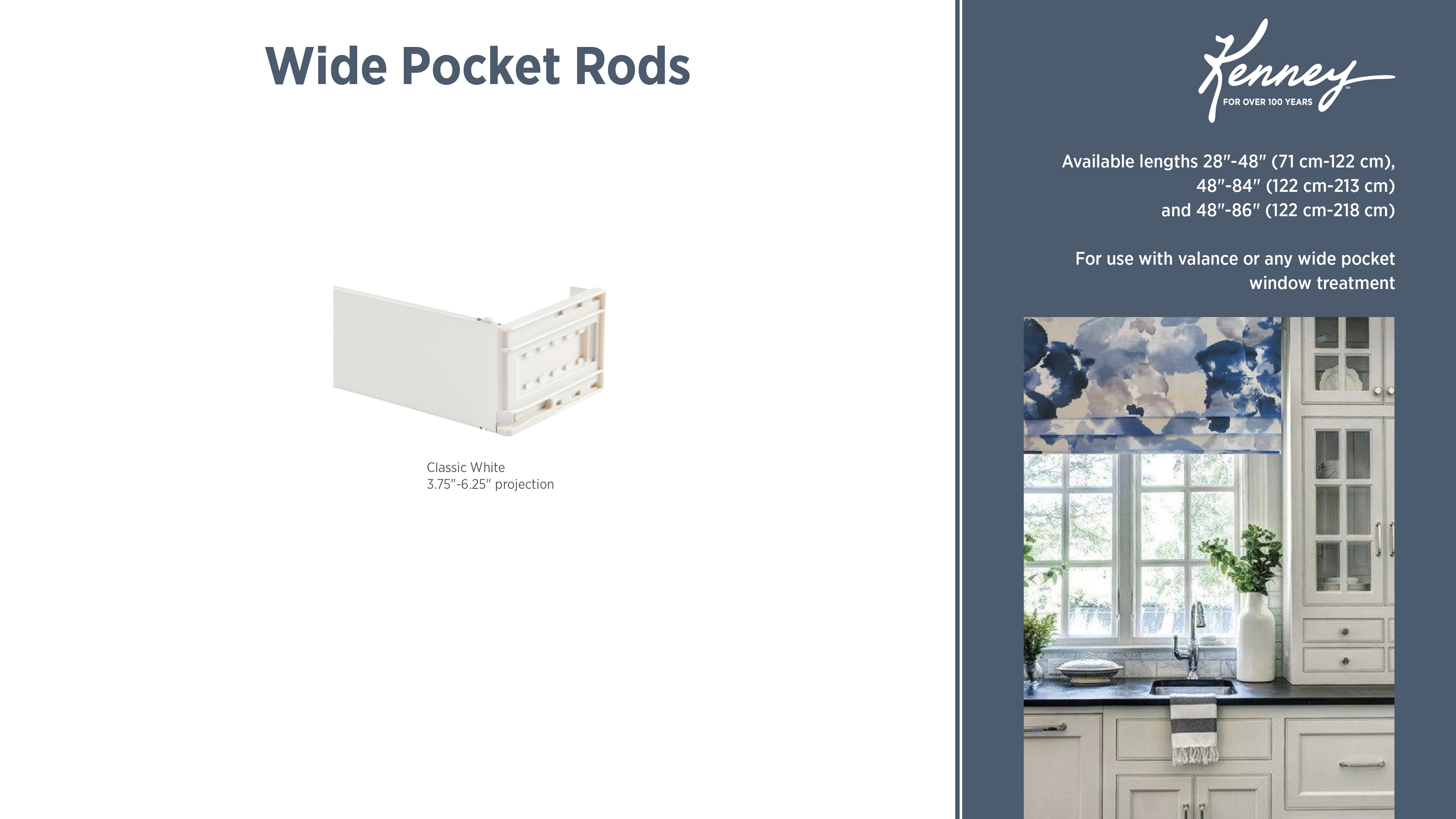 Wide Pocket Rods